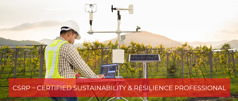 CSRP - Certified Sustainability and Resilience Professional | NREP